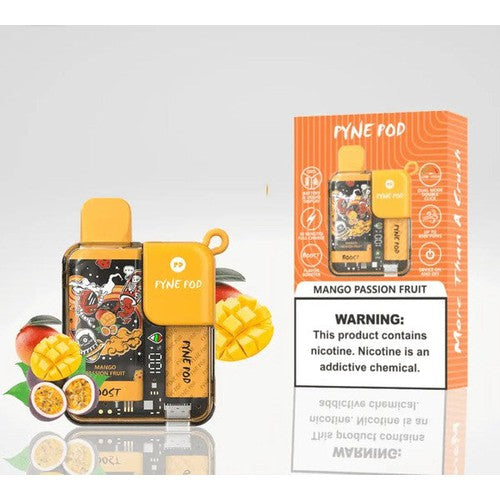 Mango Passion Fruit PYNE POD 8500 puffs – Insta Smoke And Vape