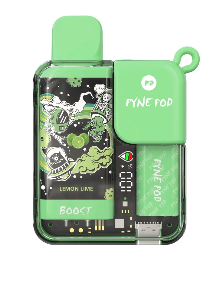 PYNE POD (Lemon Lime) 8500 puffs – Insta Smoke And Vape