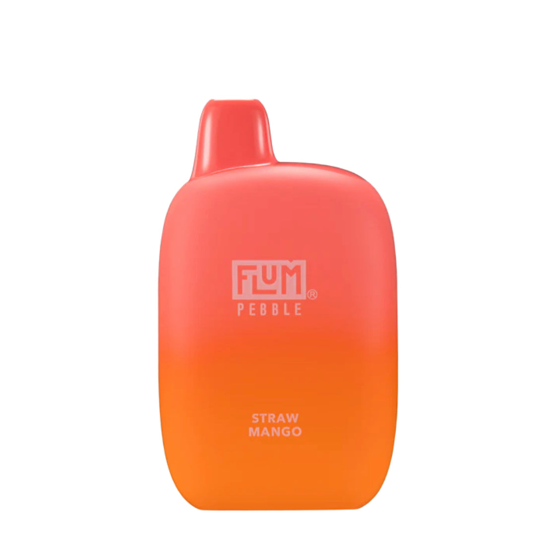 Flum Pebbles 6000 Puffs (Straw Mango) – Insta Smoke And Vape