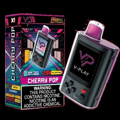 Cherry Pop Craftbox V-Play 20K Disposable Vape With Built In Gaming Sy ...
