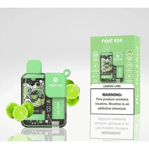 Lemon Lime PYNE POD 8500 puffs – Insta Smoke And Vape