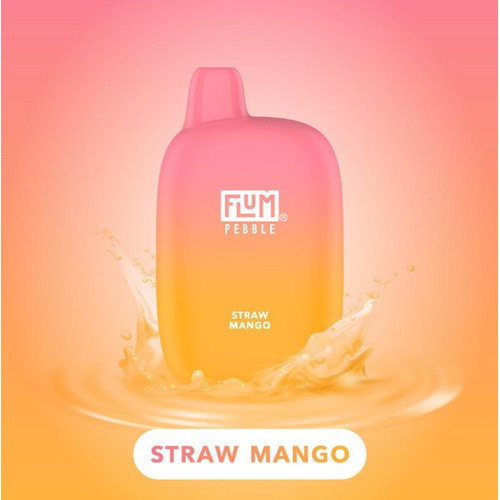 Straw Mango Flum Pebble – Insta Smoke And Vape